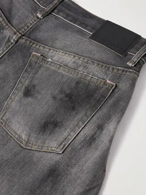 Acne Studios 2006 Paint-splattered Barrel-leg Jeans