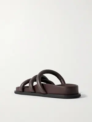 ST. AGNI Leather Slides