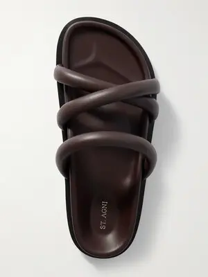 ST. AGNI Leather Slides