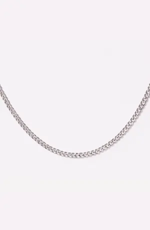 LITTLE SKY STONE Flat Curb Chain Necklace
