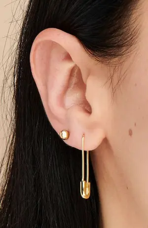 LITTLE SKY STONE Safety Pin Earrings