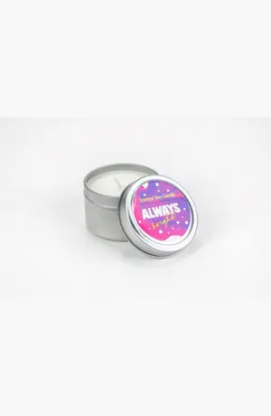 LIZUSH Trio Of Tin Soy Candle Scented With Bergamot And Lavender Essential Oils