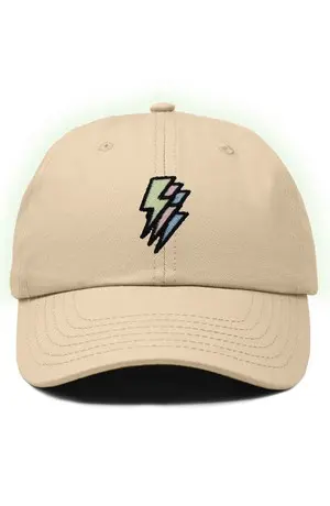DALIX Lightning Bolt Cap - Khaki