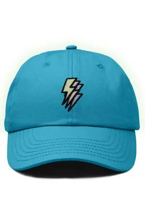 DALIX Lightning Bolt Cap - Teal