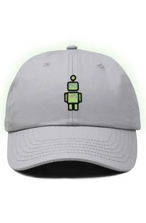 DALIX Dalix Robot Baseball Cap Gray