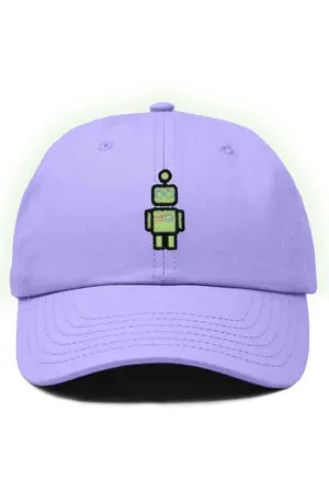 DALIX Dalix Robot Baseball Cap Lavender
