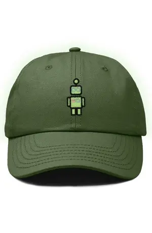 DALIX Dalix Robot Baseball Cap Olive