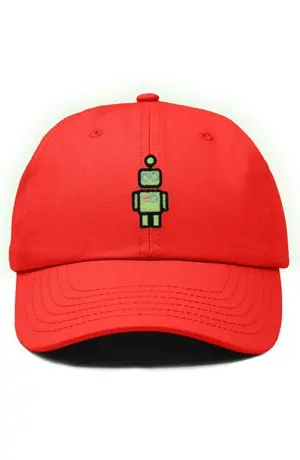 DALIX Dalix Robot Baseball Cap Red