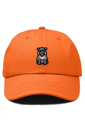 DALIX Dalix Hippo Embroidered Cap Orange