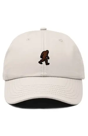 DALIX Dalix Sasquatch Embroidered Cap Beige