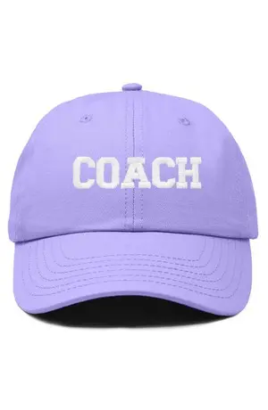 DALIX Coach Embroidered Cap Lavender