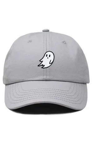 DALIX Dalix Ghost Embroidered Cap Gray