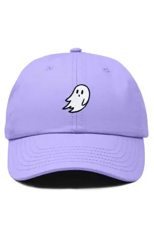DALIX Dalix Ghost Embroidered Cap Lavender