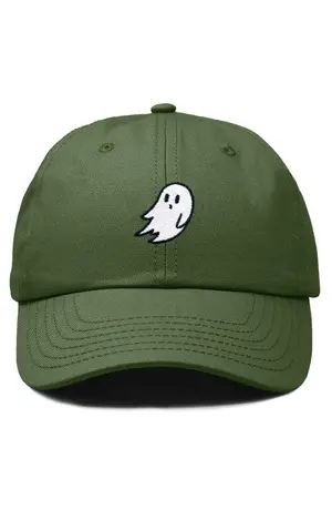 DALIX Dalix Ghost Embroidered Cap Olive
