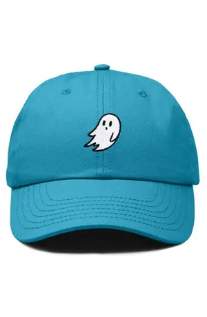 DALIX Dalix Ghost Embroidered Cap Teal