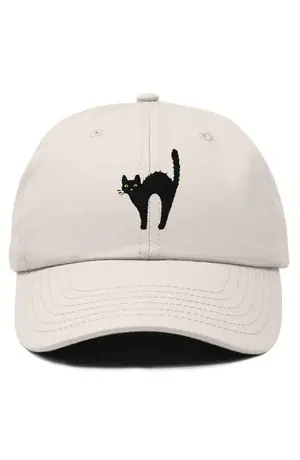 DALIX DALIX Embroidered Dad Cap Beige