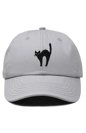 DALIX Embroidered Dad Cap - Gray