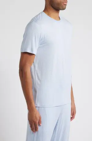 Daniel Buchler Pinstripe Pajama T-shirt