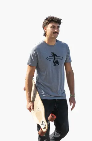 EVERYDAY CALIFORNIA Simply Brutus Tee Heather Grey