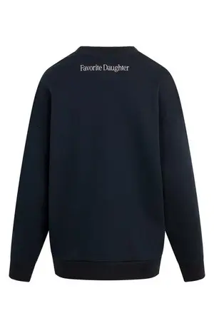 FAVORITE DAUGHTER Favorite Teacher Sweatshirt - Navy