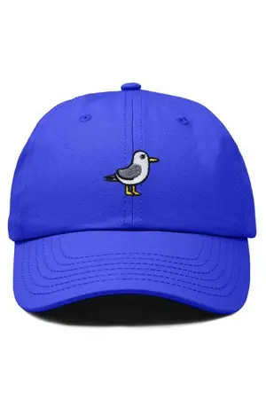 DALIX Seagull Embroidered Cap - Royal Blue