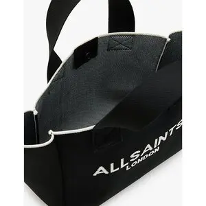 ALLSAINTS Izzy Mini Logo-jacquard Woven Tote