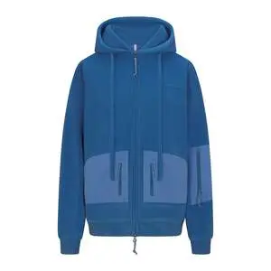 Skims Fleece Lounge Oversized Hoodie - Azure | Editorialist