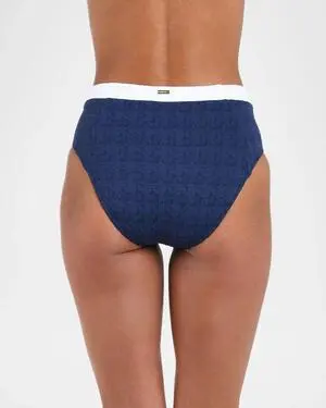 L & APOS;AGENCE L'agence Vanessa Bikini Bottom - Blue