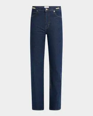 FRAME FRAME X Ritz Paris The Ruler Straight Leg Jeans - Taboo