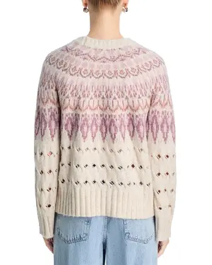 Steve Madden Suzette Open Stitch Sweater - Multi