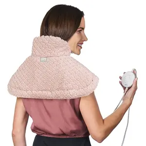 PURE ENRICHMENT Pureradiance Neck & Shoulder Luxury Heating Pad - Rose Quart