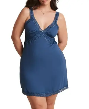 ADORE ME Primrose Slip Dress - Dark Blue