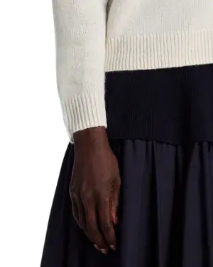 Bloomingdale'S C Crewneck Cardigan Sweater - Ivory