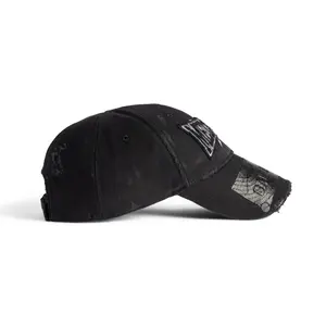 Balenciaga Metalhead Cap In Black - 40% Off | Editorialist