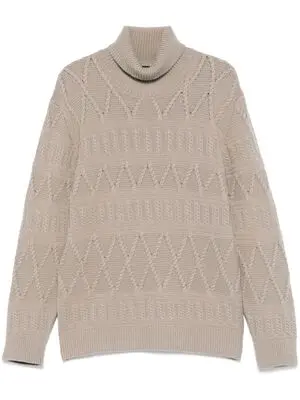 Zegna Wool Roll Neck Sweater