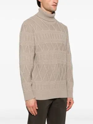 Zegna Wool Roll Neck Sweater
