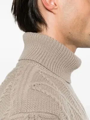 Zegna Wool Roll Neck Sweater