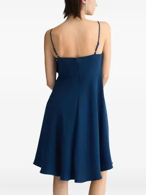 Liu Jo Bow-embellished Asymmetric Dress