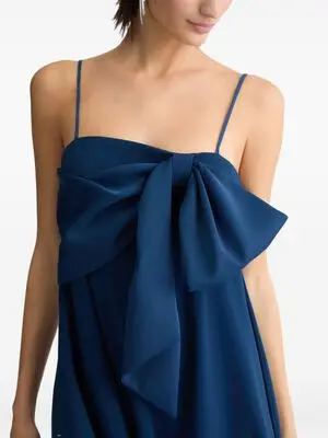 Liu Jo Bow-embellished Asymmetric Dress