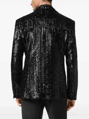 Philipp Plein Embroidered Lurex Blazer