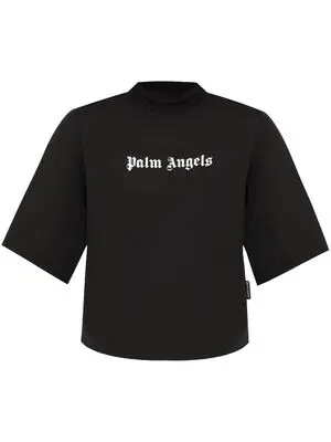 Palm Angels Drop Shoulder T-shirts For Women