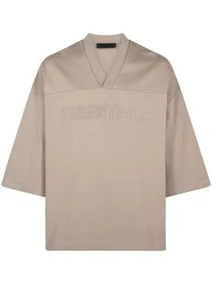 Fear Of God Logo-embossed V-neck T-shirt