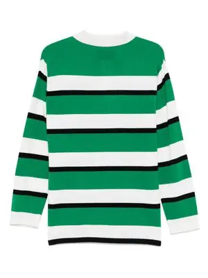 Guest In Residence Striped Rugby Polo Shirt