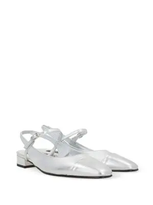 CAREL Oceano Slingback Pumps - Silver