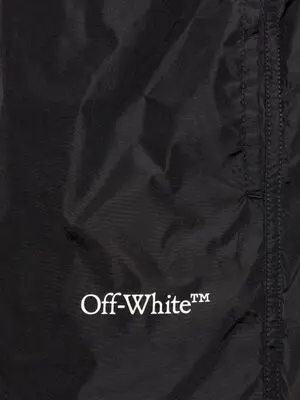 Off-White Logo-print Swim Shorts