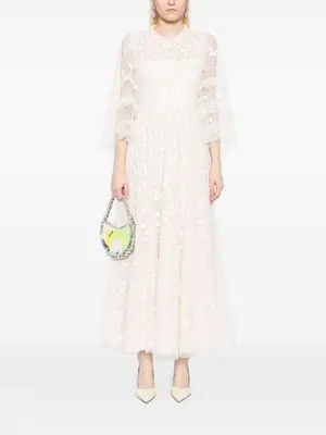 NEEDLE & THREAD Everett Bloom Gown - White