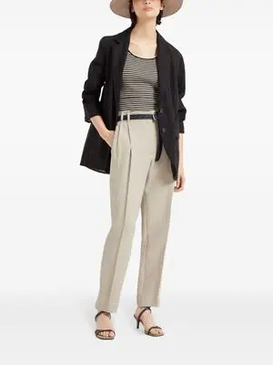 Brunello Cucinelli Twill Slouchy Trousers - Neutrals