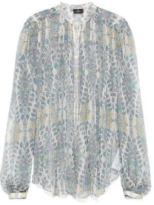 Etro Puff Sleeve Blouses