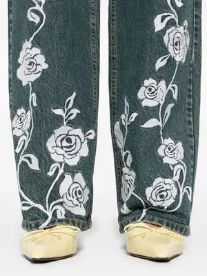 ROTATE BY BIRGER CHRISTENSEN Straight-leg Jeans