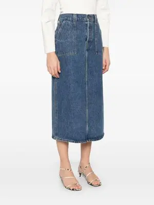 Khaite Genevieve Midi Skirt